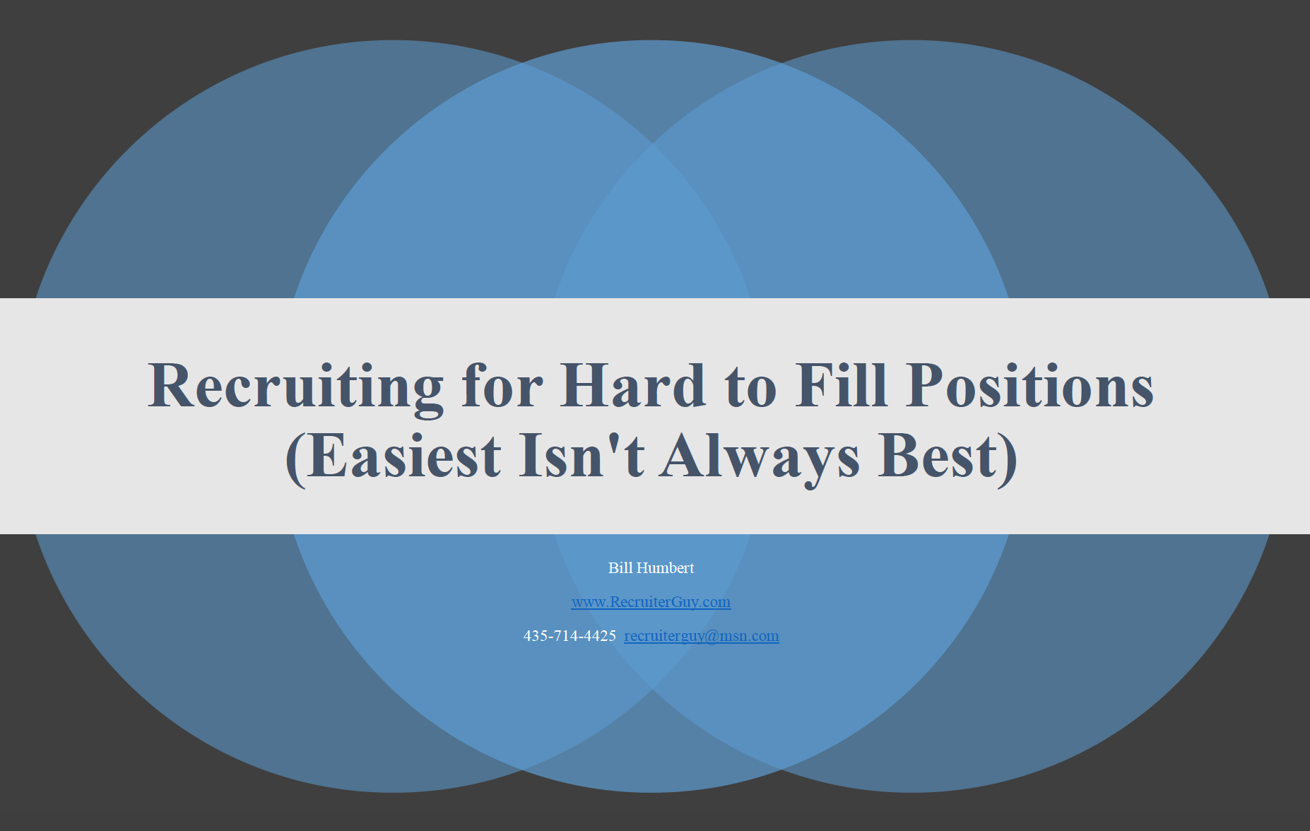 Thank You - RecruiterGuy